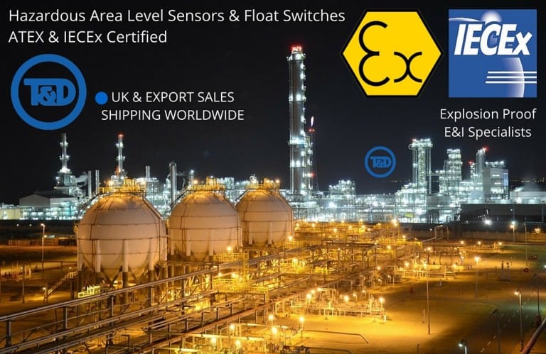 Hazardous Area Float Switch (ATEX IECEX) - Deeter F/S-FP Explosion ...