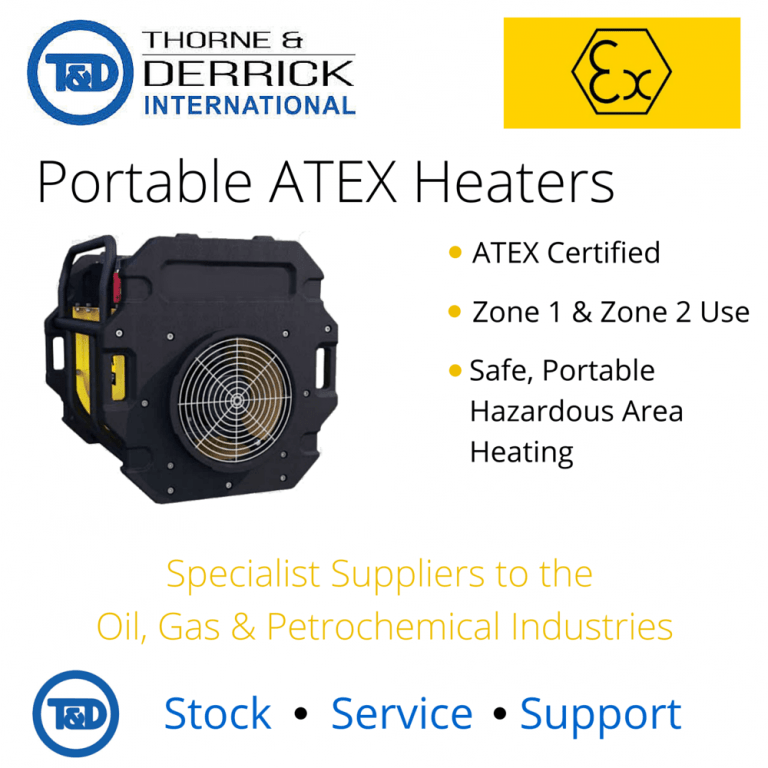 Portable ATEX Heaters - Hazardous Area Zone 1 & Zone 2 (ATEX)