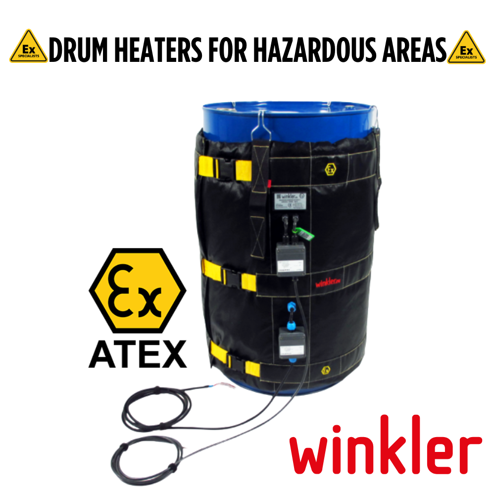 Hazardous Area Drum Heaters - Zone 1 Zone 2 ATEX IECEx