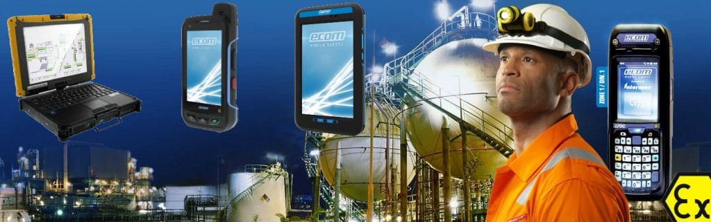 Ecom Ex-Handy 10 DZ1 Intrinsically Safe Mobile Phone Zone 1/21