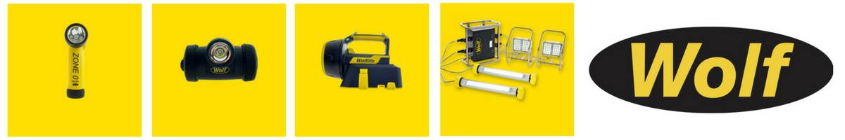 Wolf R-55 Rechargeable Torch - Hazardous Area ATEX Torches
