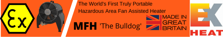 EXHEAT MFH-6-400 | ATEX Fan Heaters Hazardous Areas | Ex d Heater