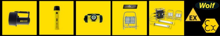 ATEX Rechargeable Torch | Zone 0, 1, 2 Hazardous Area | Wolf R-50 R-55