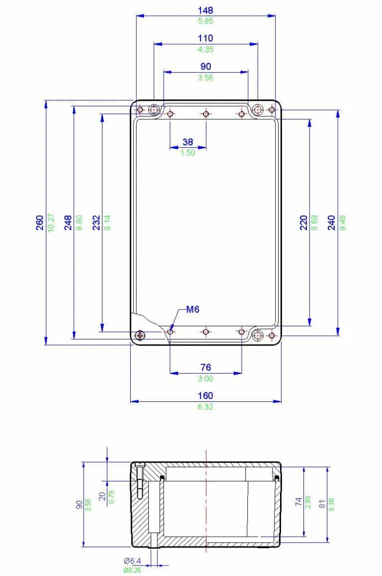 Abtech BPG9 - ATEX Zone 1 Zone 2 Junction Box Electrical Enclosures