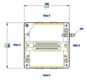 Abtech BPGA160 - ATEX Zone 1 Zone 2 Junction Box Electrical Enclosure