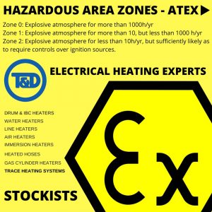 Heater Jacket Heating - Hazardous Area Plugs Lighting Enclosures ATEX