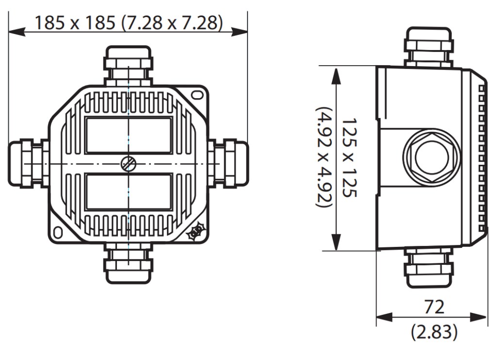 Increased Safety Junction Boxes | ATEX Zone 1 Zone 2 | JBEL2N3M25G