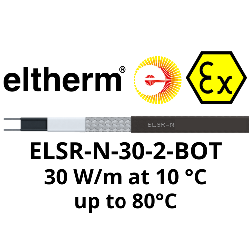 Eltherm ELSR-N-30-2-BOT | Self-Regulating | ATEX Heat Tracing