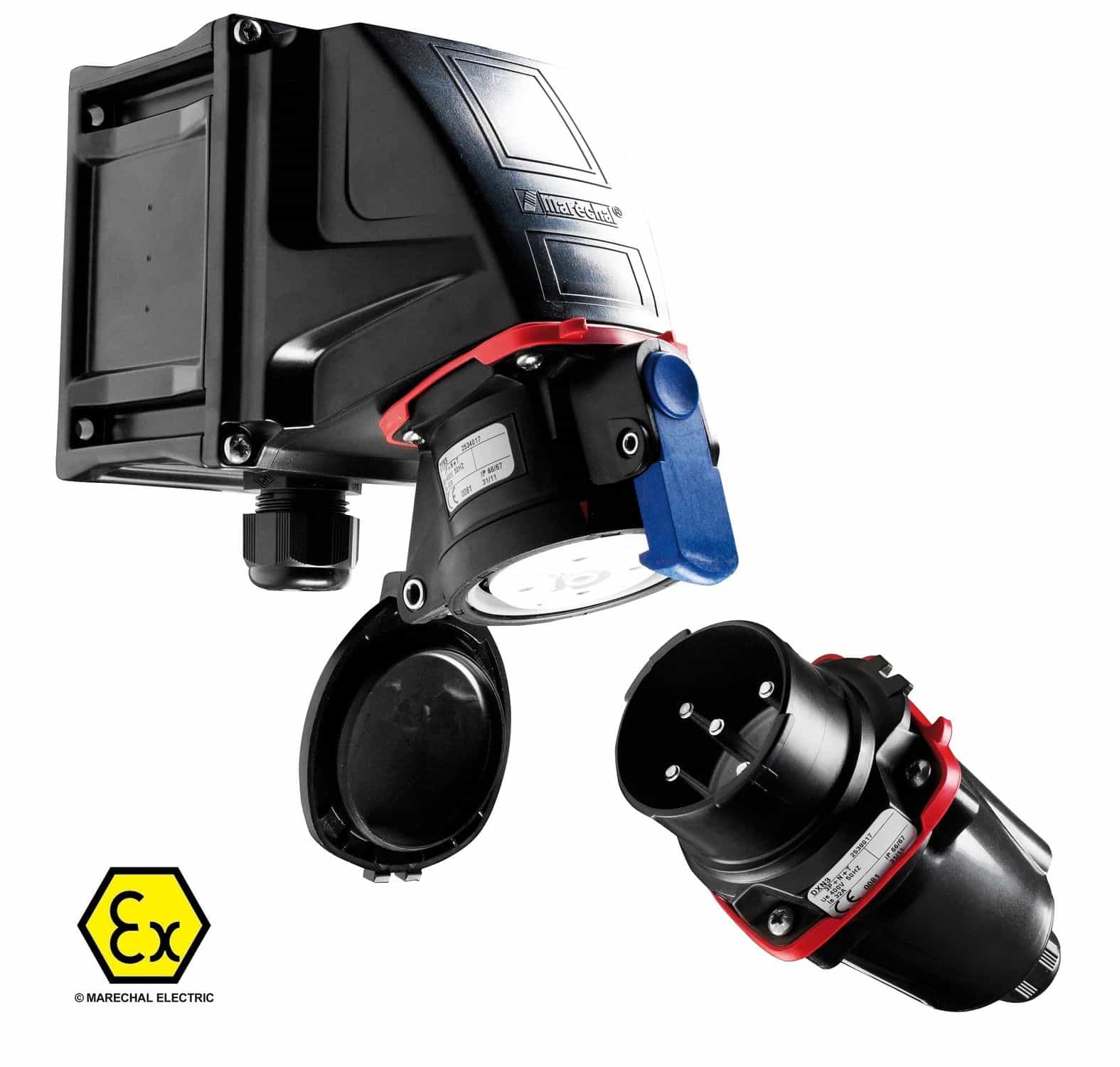 ATEX Plugs Sockets | IECEx Explosion Proof Hazardous Area Zone 2 Plug