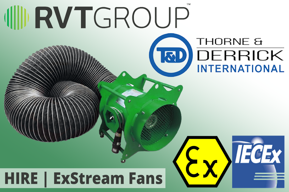 ATEX Fan Hire | Ventilation | RVT Group & Thorne & Derrick Partnership
