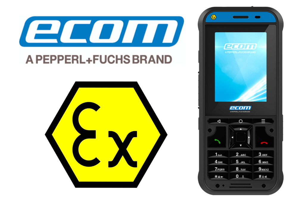 Ecom Ex-Handy 10 DZ1 Intrinsically Safe Mobile Phone Zone 1/21