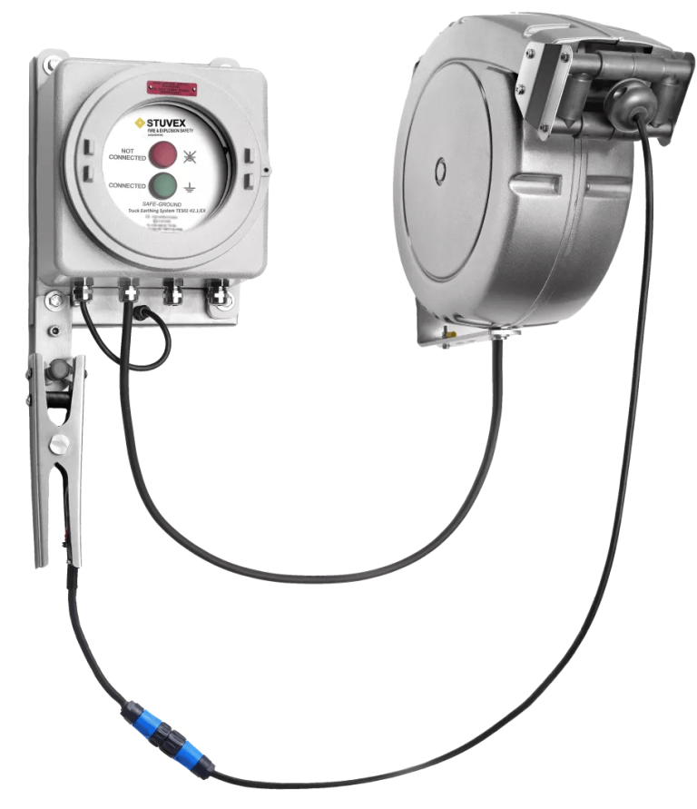 Static Earthing Control For Road Tankers | Truck Grounding