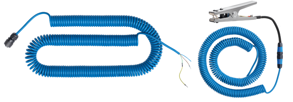 ATEX Spiral Earthing Grounding Cables | Hazardous Area Earthing