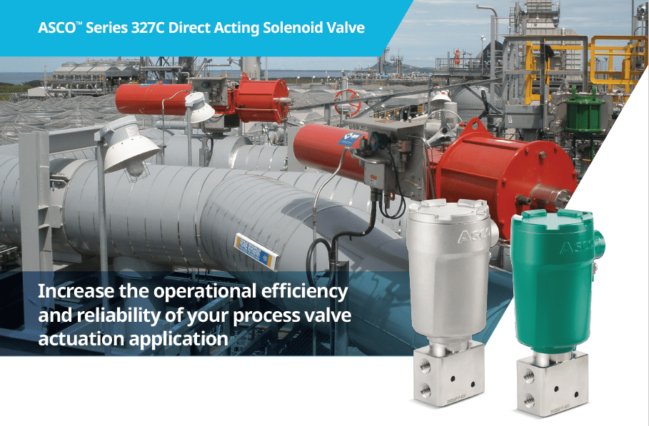 ASCO™ 327C Solenoid Valves | 3/2 Series Direct Acting Valves