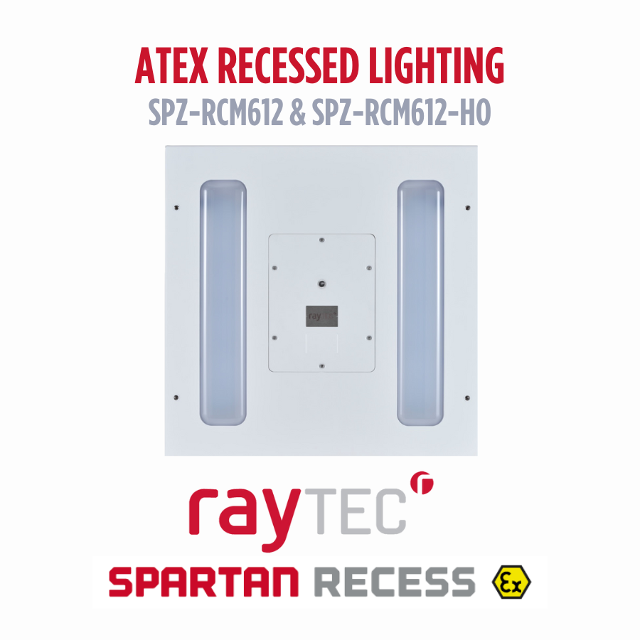 SPARTAN Recess Zone 2 Modular Emergency Hazardous Area Recessed Lights ...