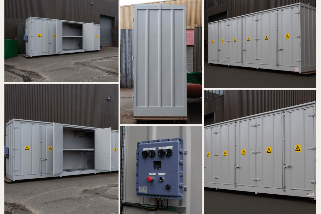 Bespoke Heated Storage Container | ATEX Rated | Hazardous Area